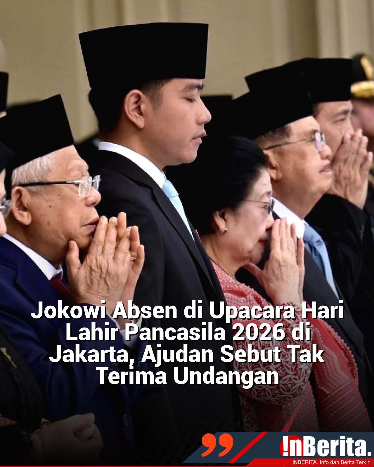 Jokowi Absen di Upacara Hari Lahir Pancasila 2026 di Jakarta, Ajudan ...